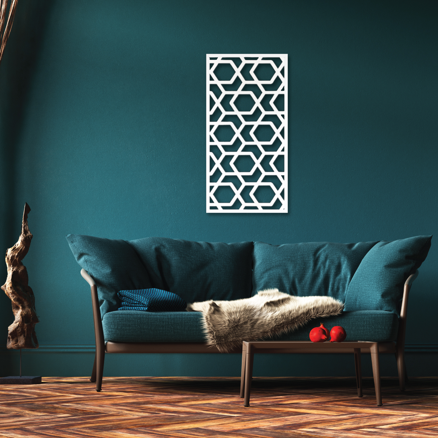 HIVE GARDEN SCREEN | WHITE COMPOSITE | 600 X 1200MM (2FT X 4FT) - Screens by CORE - CORE