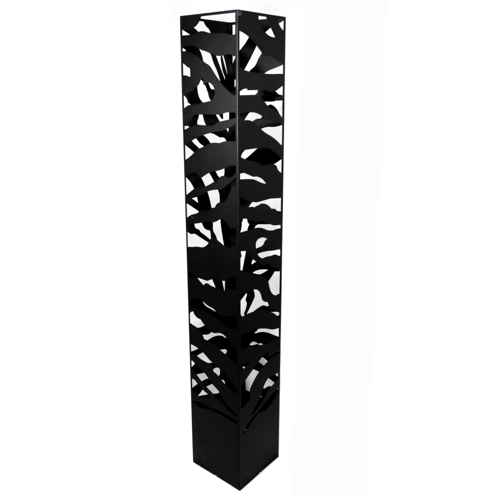 LED Light Towers 1800mm high x 265mm wide | Zebra | Jet Black Powder ...