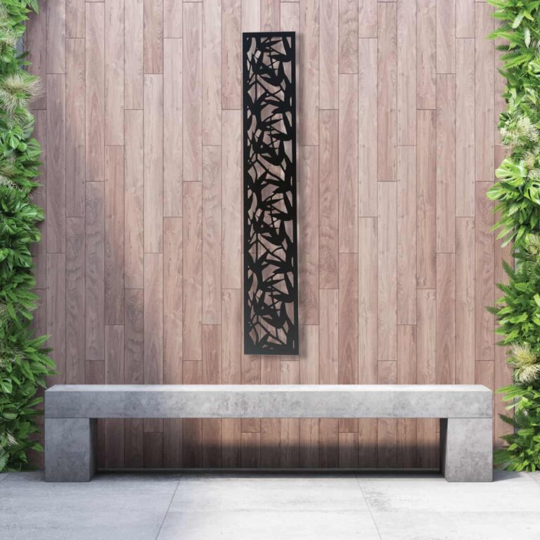 Bamboo Black Garden Screen Panels | 6ft Decorative Screening