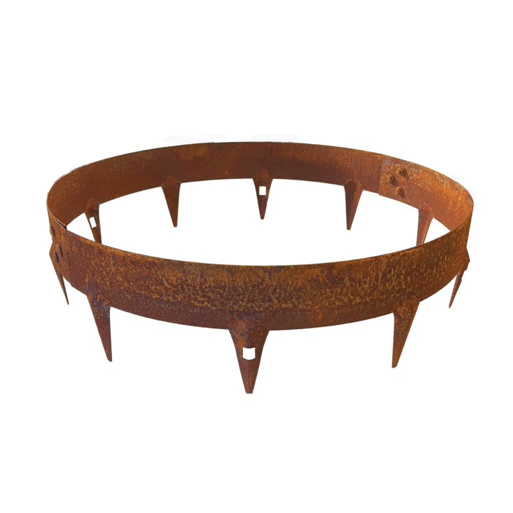 Corten Garden Tree Rings | 600mm, 900mm, 1200mm Diameters - CORE