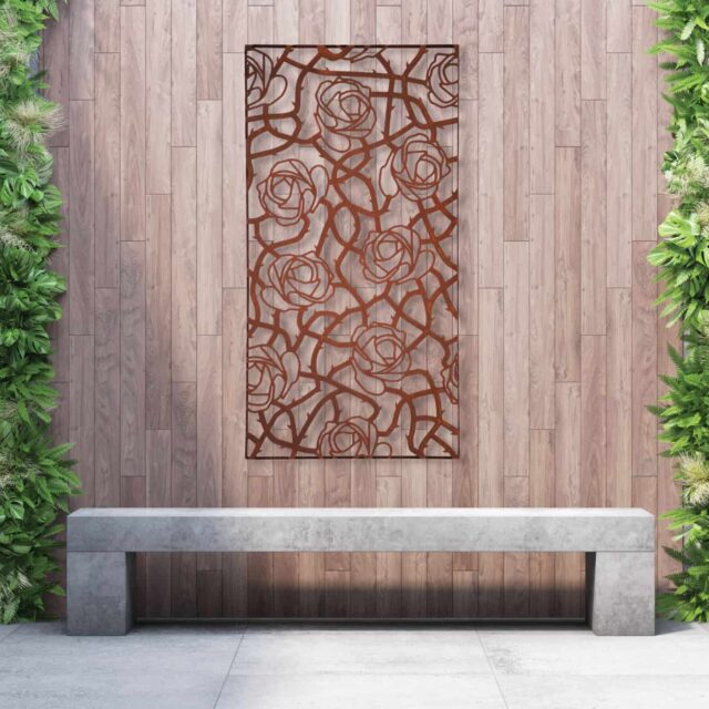 ENTANGLED GARDEN SCREEN | CORTEN STEEL | 900 X 1800MM (3FT X 6FT ...