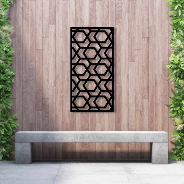 HIVE GARDEN SCREEN | BLACK COMPOSITE | 600 X 1200MM (2FT X 4FT ...