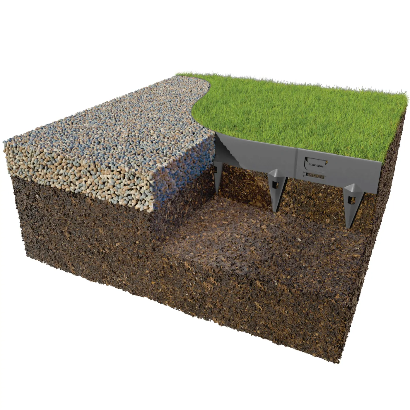 Flexible Steel Path & Lawn Edging | Metal Edging | CORE EDGE